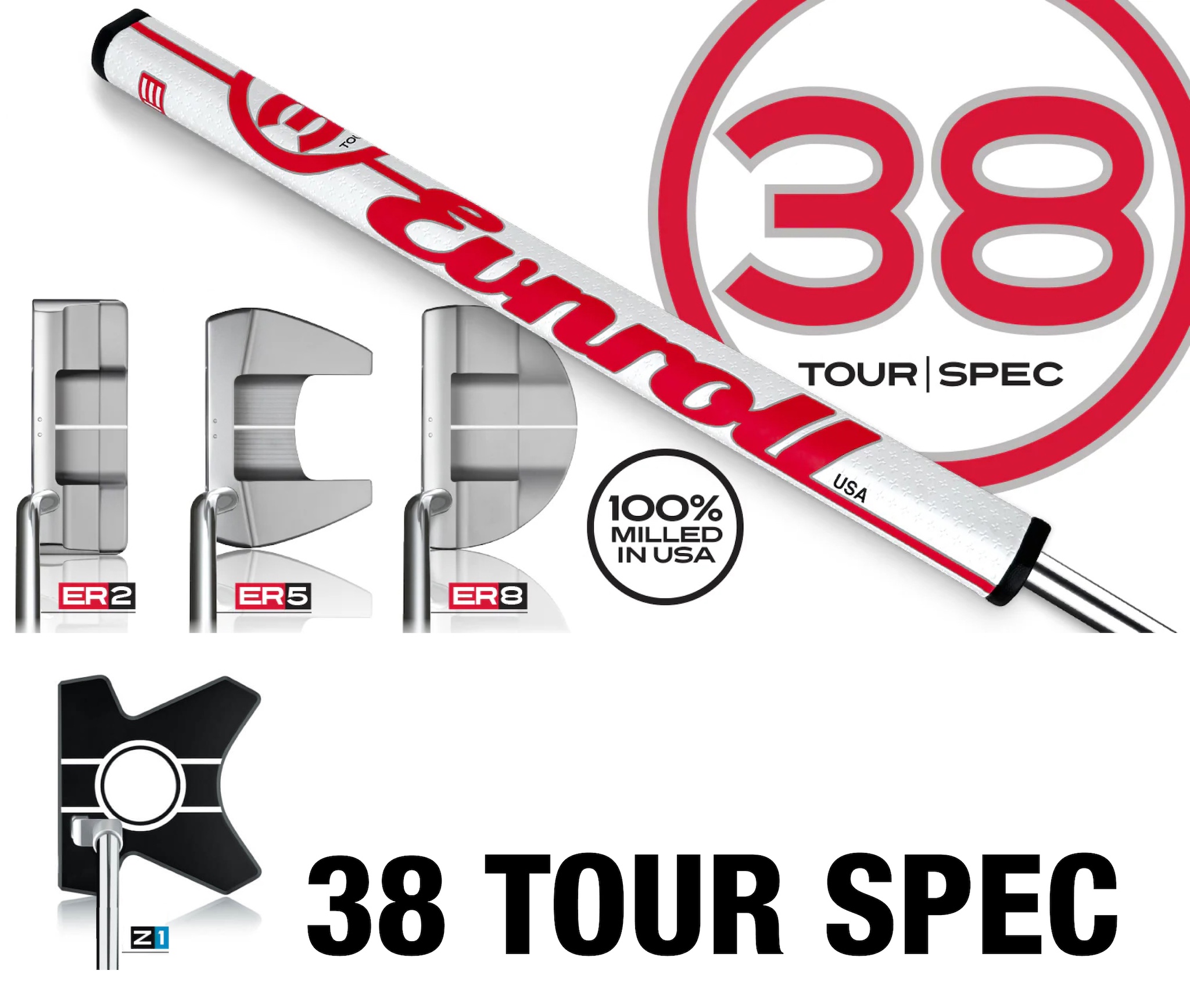 38 Tour Spec 38" RH 17" Neo White Grip– EVNROLL【日本正規輸入代理店】イーブンロール ジャパンIオンライン通販